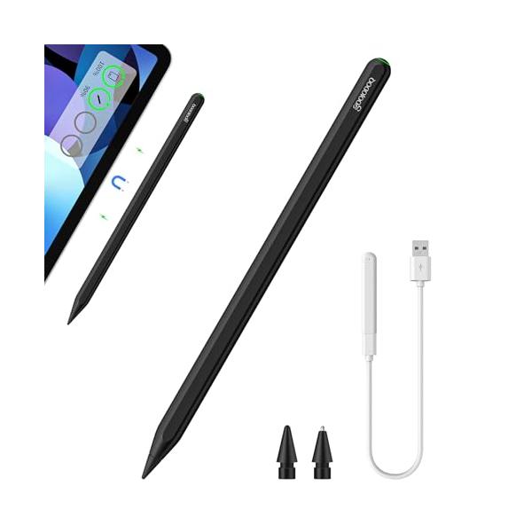 ブラック/GD13+/-・Size:GD13+Color:ブラック・????GD13+新バージョン―iPadに吸着充電と別途充電を実現！GOOJODOQが新たに開発したGD13ペンシルは、販売開始以来多くなお客様に愛用し、お客様から沢山なご...