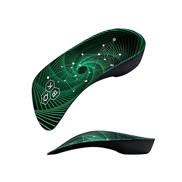 インソールグリーン/24.5-26.5センチメートル (x 1)/QA3・Color:グリーンSize:24.5-26.5センチメートル (x 1)・パッケージ個数:2・3Dアーチサポート構造長時間の立ち仕事や、足に合わない靴の使用、加齢な...