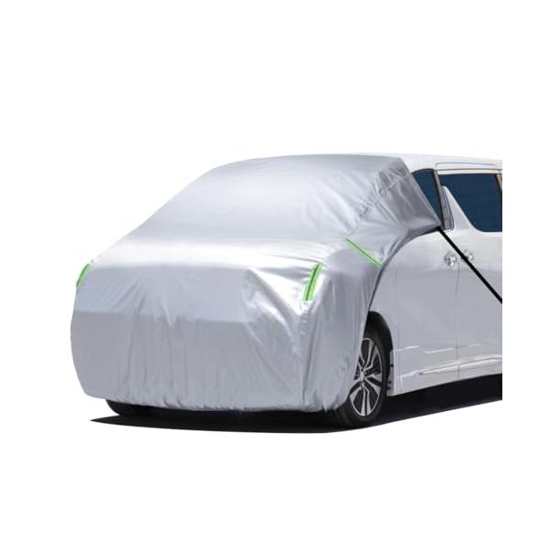 シルバー/ミニバン車用-Lサイズ/-・Size:ミニバン車用-Lサイズ・（適合サイズ）適合車種：ミニバン(大/中型).適合目安：車長4.70m~5.20m/車幅1.65m~1.95m.。・（極上素材）より厚く、より耐久性のある環境に配慮した...