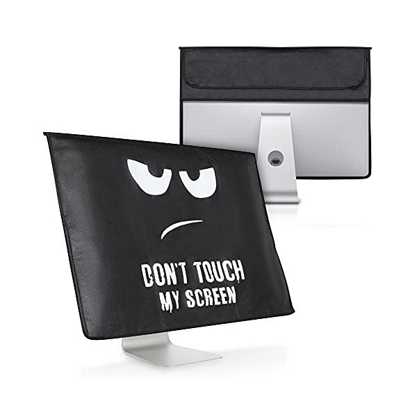 Don't touch my screen 白色 / 黒色白色 / 黒色/-/54395.01・Style:Don't touch my screen 白色 / 黒色・パッケージ個数:1・互換性: 24インチから26インチのモニター対応・デ...