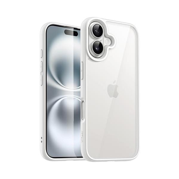 ホワイト/-/562EK・Color:ホワイト・[互換性] iPhone 16 6.1インチ用に完璧にフィットします。注：iPhone 16 Plus / 16 Pro / 16 Pro Maxには対応しません。ワイヤレス充電をサポートしま...