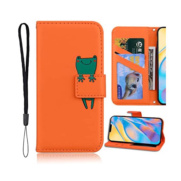 オレンジ/For Nubia S 5G/Nubia S 5G・Size:For Nubia S 5GColor:オレンジ・対応機種: For Nubia S 5G 用手帳型ケース・?耐衝撃性耐熱性と柔軟性を誇る上質なPUレザーで作られ、手触...