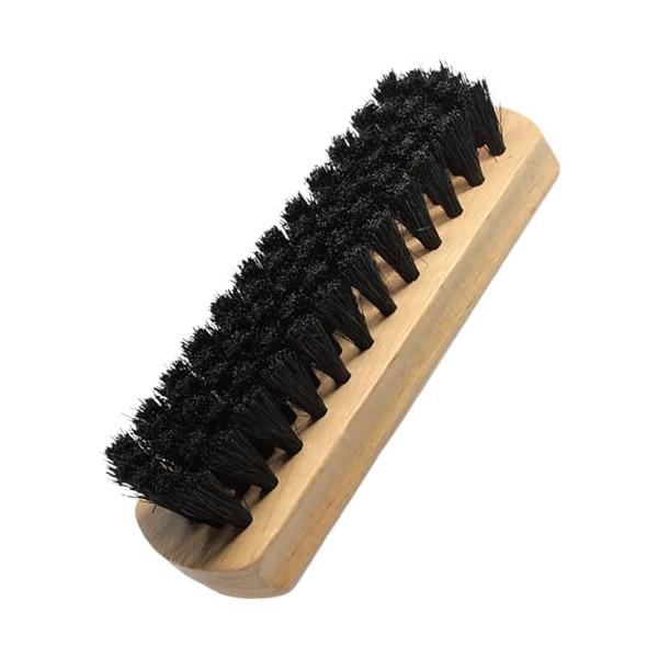 豚毛 黒ブラック/h42×w132×d33mm/kondo・Style:豚毛 黒・パッケージ個数:1・本体サイズ：h42×w132×d33mm、毛の長さ 20mm、76g 用途：革製品のクリーム添付、ホコリ落としに。スムースレザー(一般的な...