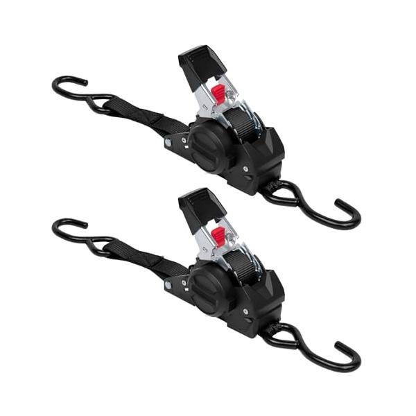 ブラック/BL3m-2本/-・Color:ブラックSize:BL3m-2本・仕様ベルト素材：ポリエチレン；カムバックル：亜鉛合金；長さ：3m；幅：25mm；厚み:1mm；セット：2本;破断強度：700kg;使用荷重：233kg。?个重量86...