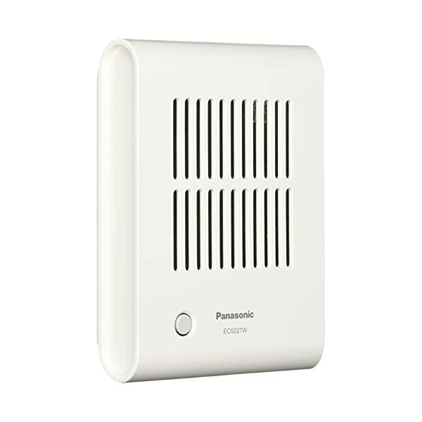 ミニマリスト。ホワイト/中/EC5227W・パッケージ個数:1・定格電圧：DC1.5V(単3×1コ)(別売)・音量：68dB以上・電池寿命：約1年(1日10回使用)
