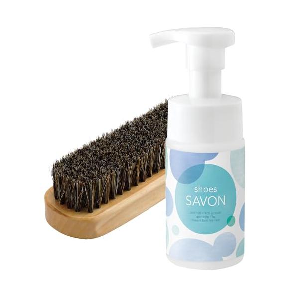 shoes SAVON (シューズシャボン)スターターキット（専用ブラシ付）シャボンの香り スターターキット(専用ブラシ付) 100mL/スターターキット(専用ブラシ付)100mL/12130-00-00・Color:シャボンの香り スター...