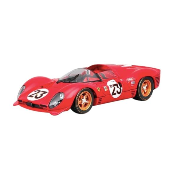 Ferrari 330 P4 #23 Winner 1967 24h Daytona ? Ferrari Racingフェラーリ エンツォ 赤 レッド ブラーゴ ミニカー ダイキャストカー インテリア 雑貨 オモチャ