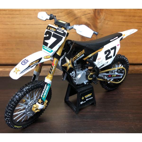 【ハスクバーナジェイソンアンダーソンファクトリーモトクロッサーバイクダイキャストモデルオフロードモトクロススーパークロス】