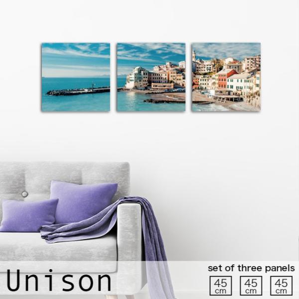 ※必ずご確認下さい。【商品種類】ファブリックパネル【商品サイズ】45cm × 45cm/3枚セット【付属品】簡易説明書/パネル用金具プレート6枚（ネジ付き）/吊り糸【商品説明】木枠にデザインを印刷した生地を貼り付けた自社オリジナルのファブリ...