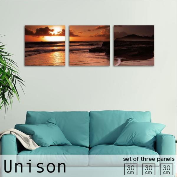 ※必ずご確認下さい。【商品種類】ファブリックパネル【商品サイズ】30cm × 30cm/3枚セット【付属品】簡易説明書/パネル用金具プレート6枚（ネジ付き）/吊り糸【商品説明】木枠にデザインを印刷した生地を貼り付けた自社オリジナルのファブリ...