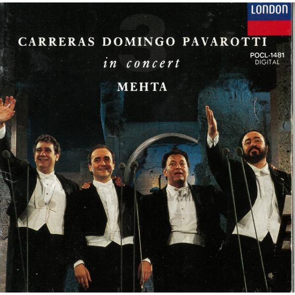 タイトル：　３大テノール　世紀の競演アーティスト：　パヴァロッティ　ドミンゴ　カレーラス※中古品ですので、歌詞カードの色褪せ・折れ・汚れなどがある場合がございます