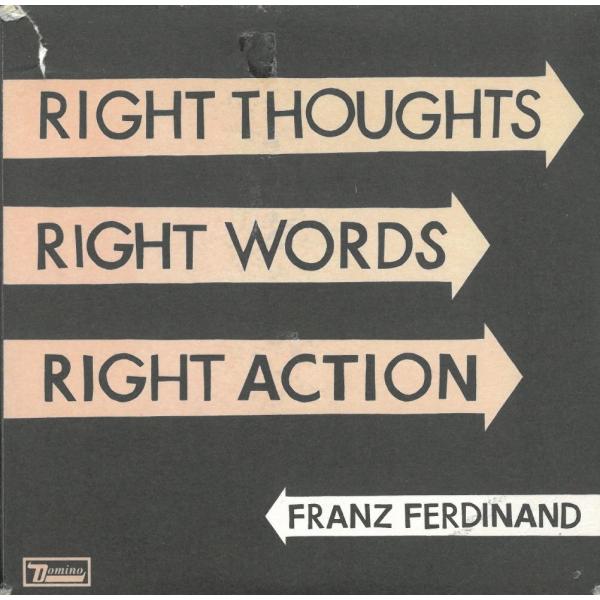 タイトル：　輸入盤 RIGHT THOUGHTS RIGHT WORDS RIGHT ACTIONアーティスト：　FRANZ FERDINAND※中古品ですので、歌詞カードの色褪せ・折れ・汚れなどがある場合がございます