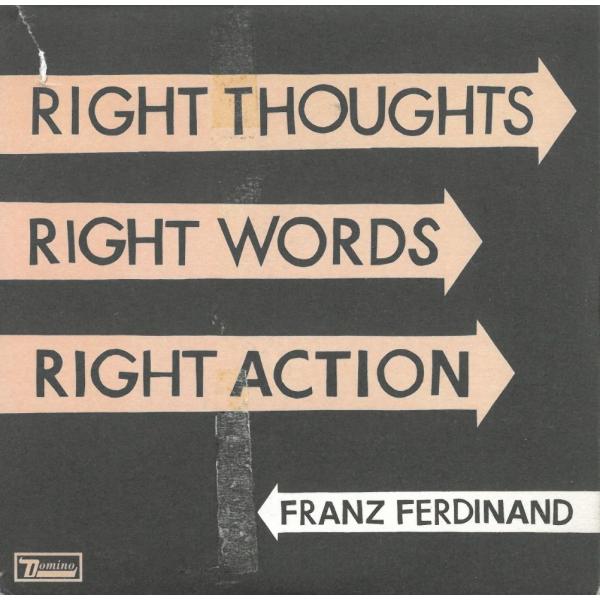 タイトル：　輸入盤 RIGHT THOUGHTS RIGHT WORDS RIGHT ACTIONアーティスト：　FRANZ FERDINAND※中古品ですので、歌詞カードの色褪せ・折れ・汚れなどがある場合がございます