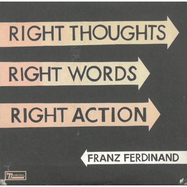 タイトル：　輸入盤 RIGHT THOUGHTS RIGHT WORDS RIGHT ACTIONアーティスト：　FRANZ FERDINAND※中古品ですので、歌詞カードの色褪せ・折れ・汚れなどがある場合がございます