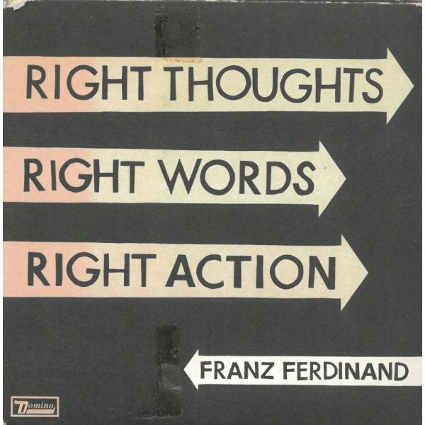 タイトル：　輸入盤 RIGHT THOUGHTS RIGHT WORDS RIGHT ACTIONアーティスト：　FRANZ FERDINAND※中古品ですので、歌詞カードの色褪せ・折れ・汚れなどがある場合がございます