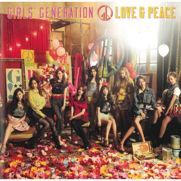 タイトル：　LOVE &amp; PEACEアーティスト：　GIRLS' GENERATION　少女時代※中古品ですので、歌詞カードの色褪せ・折れ・汚れなどがある場合がございます