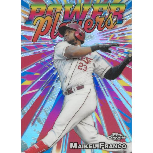 タイトル：　TOPPS  2025 NPB Chrome  PP-23東北楽天ゴールデンイーグルス　M．フランコ　POWER PLAYERSシリーズ：　2025 NPB Chrome販　　売：　TOPPS