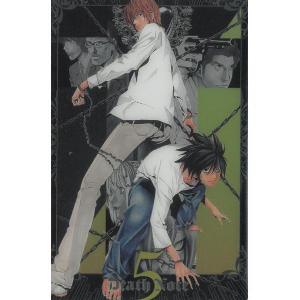 タイトル：　カードウエハース  DEATH　NOTE  1-05　　夜神月　L（離別）　ノーマルカードシリーズ：　DEATH　NOTE販　　売：　バンダイ