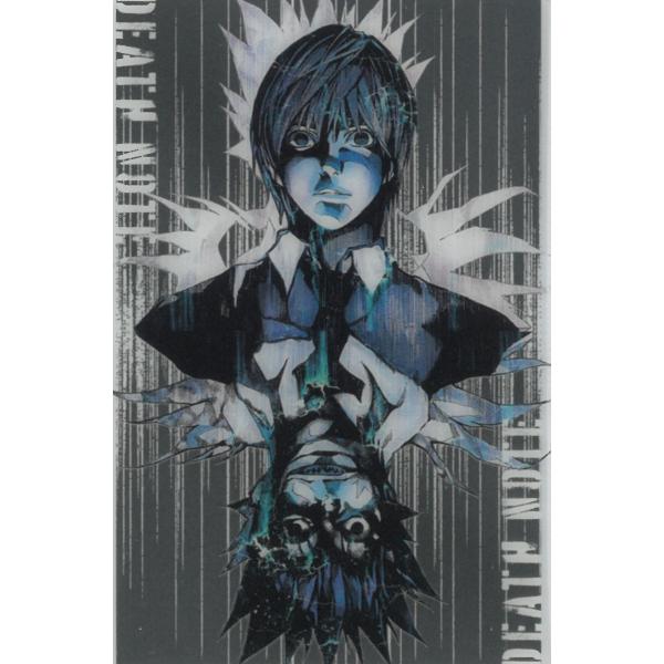 タイトル：　カードウエハース  DEATH　NOTE  1-17　　夜神月　リューク　ビジュアルカードシリーズ：　DEATH　NOTE販　　売：　バンダイ