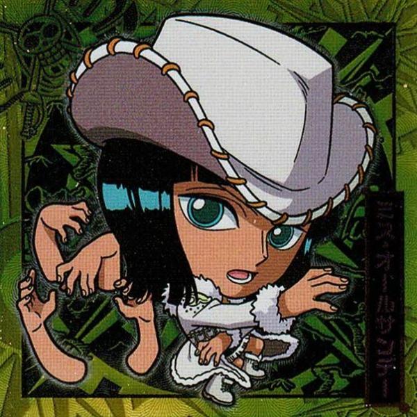 タイトル：　にふぉるめーしょん ワンピース 大海賊シールウエハース LOG.4 SW4-11 ミス・オールサンデー（アラバスタ王国） R レアシリーズ：　LOG.4販　　売：　バンダイ