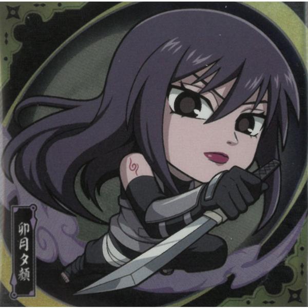 タイトル：　にふぉるめーしょん NARUTOナルト疾風伝 忍界シールウエハース vol.3 忍界3-13 卯月夕顔 R レアシリーズ：　NARUTOナルト疾風伝 忍界シールウエハース販　　売：　バンダイ