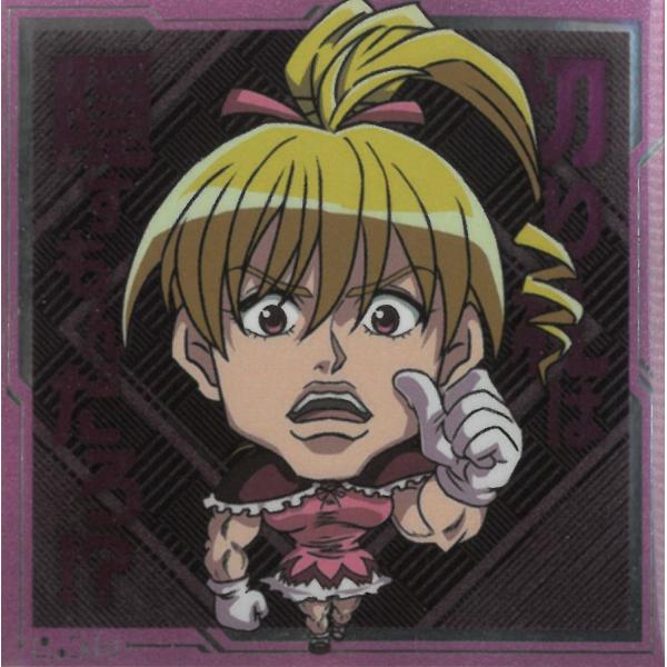 タイトル：　にふぉるめーしょん HUNTER×HUNTER シール×ウエハース vol.7 HH7-10 ビスケ N ノーマルシリーズ：　HUNTER×HUNTER シール×ウエハース販　　売：　バンダイ