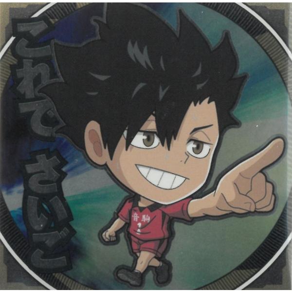 タイトル：　にふぉるめーしょん 劇場版ハイキュー!!ゴミ捨て場の決戦 vol.1 HQ1-20 黒尾鉄朗 R レアシリーズ：　劇場版ハイキュー!!ゴミ捨て場の決戦販　　売：　バンダイ