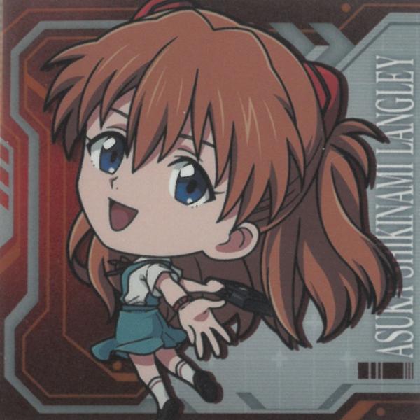 タイトル：　にふぉるめーしょん 新世紀エヴァンゲリオン シールウエハース補完計画サードインパクト EVA3-03 式波・アスカ・ラングレー N ノーマルシリーズ：　新世紀エヴァンゲリオン販　　売：　バンダイ