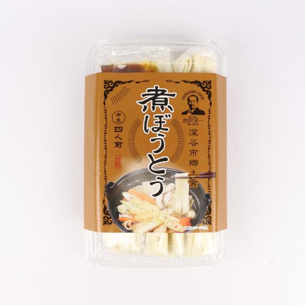 品目：煮ぼうとう〇名称：半生ほうとう〇内容量：500g（めん：400ｇ）〇原材料名：めん（小麦粉（国内製造）、食塩／酒精、加工澱粉、（一部に小麦を含む））、つゆ（しょうゆ（本醸造）、砂糖、本みりん、鰹節、宗田節、鯖節、昆布、（一部に小麦・大...