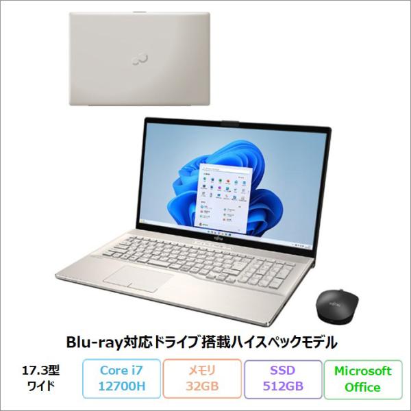 メーカー：富士通シリーズ名：LIFEBOOK NH90/H1メーカー型番：FMVN90H1GN製品タイプ：ノートパソコンOS：Windows11 HomeOffice：Microsoft Office Home &amp; Business...