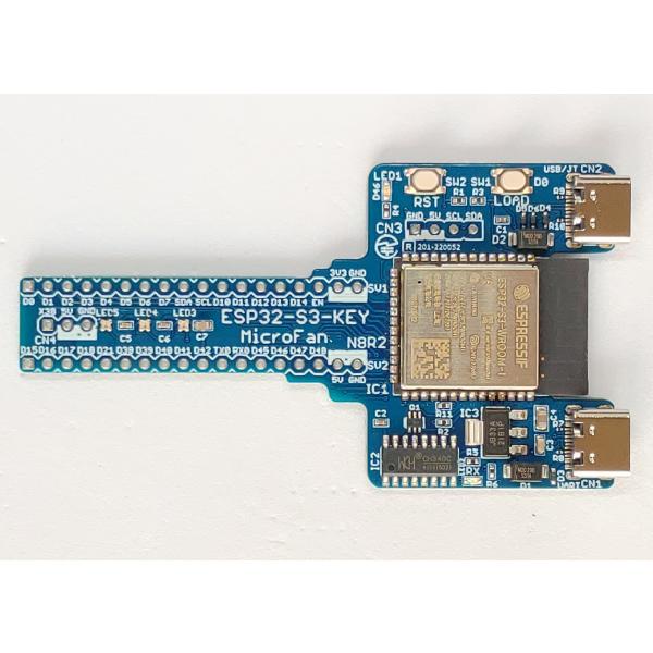 【発売日：2023年04月28日】ESP32-S3-WROOM-1( 8MFLASH, 2MPSRAM)をブレッドボードで利用できるようにした開発ボードです。USB(Type-C)インターフェースを装備しており、Arduino IDEからス...