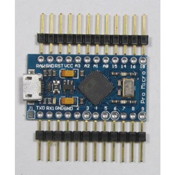 ATmega32u4を利用した、Arduino Leonardoに準拠したボードです。小さなボードに機能が凝縮されており、Arduino Leonardoと比較して利用できるピンに制約がありますが、Arduino IDEでは、Arduino...