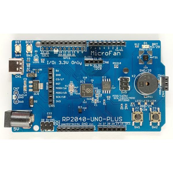 【発売日：2023年10月01日】Raspberry Pi PICOで使用されているRP2040を使用したArduino UNO形状の開発ボードです。よく利用される入出力やセンサーを搭載しています。USBインターフェースを備えており、電源供...