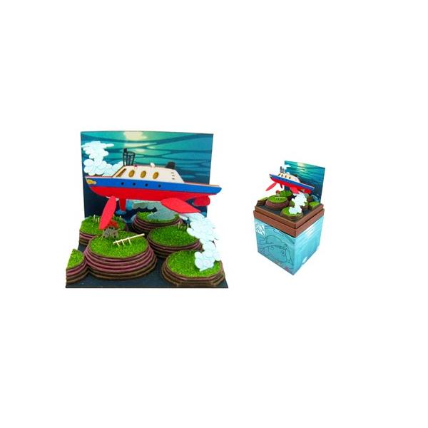 ■みにちゅあーとキット（ペーパークラフト）■スタジオジブリシリーズ■サイズ：ミニチュア部：W54×D54×H45mm前後、パッケージ：W60×D60×H60mm■商品番号：MP07-36■メーカー：さんけい