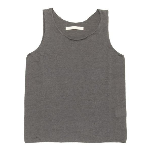 evam eva エヴァムエヴァ linen sleeveless E261K140