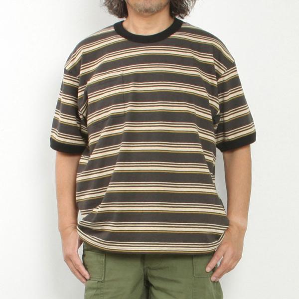 melple メイプル 60th Anniversary Special Ringer Pocket Tee MP6XX001