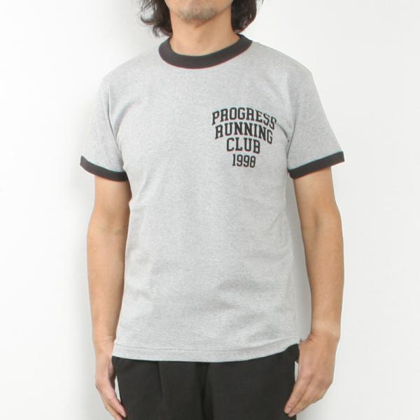 PROGRESS RUNNING CLUB プログレスランニングクラブ SHORT SLEEVE Ringer Tee