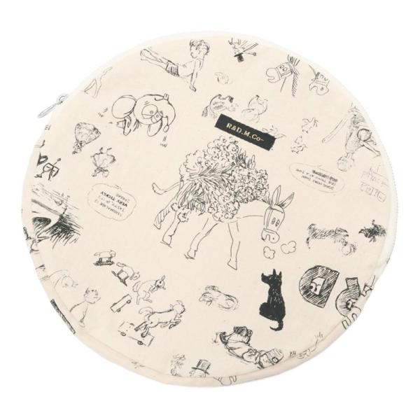 R&amp;D.M.Co- アールアンドディーエムコー GRAFFITI CIRCLE POUCH(L) NO.7951