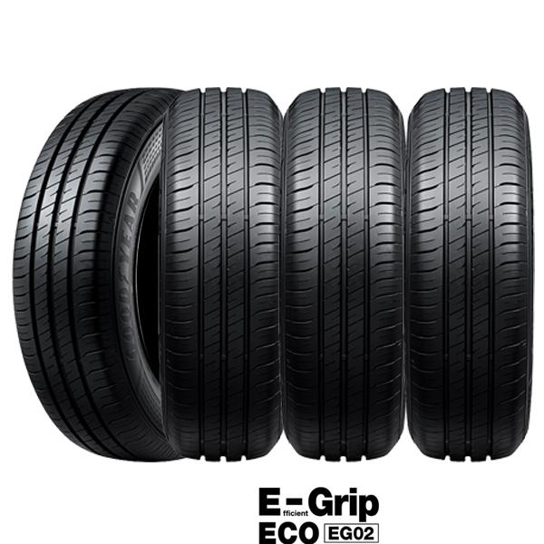 ■商品名：グッドイヤーEfficientGrip ECO EG02〈エフィシェントグリップ エコ イージーゼロツー〉■新品タイヤ単品の4本セットです。※画像にホイールが装着されていますが、ホイールは付属しません。■基本的にお取り寄せ商品とな...
