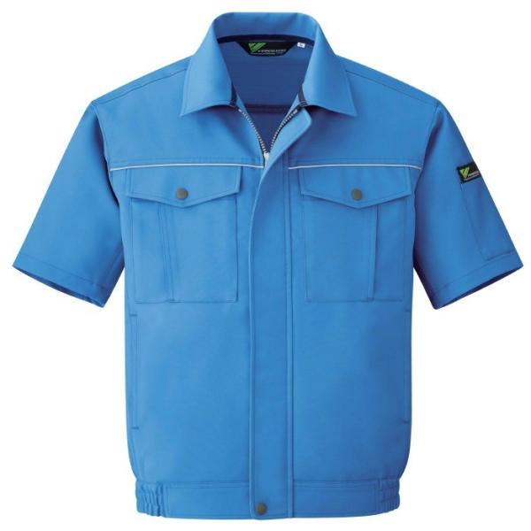 【規格】エコマーク認定商品 第16103001号(03103036)帯電防止作業服JIS適合品【素材・材質】ポリエステル65% 綿35% サマーツイル(薄地)(再生ポリエステル65%)◆ファスナー／樹脂◆ドットボタン／樹脂(胸ポケット、前立...