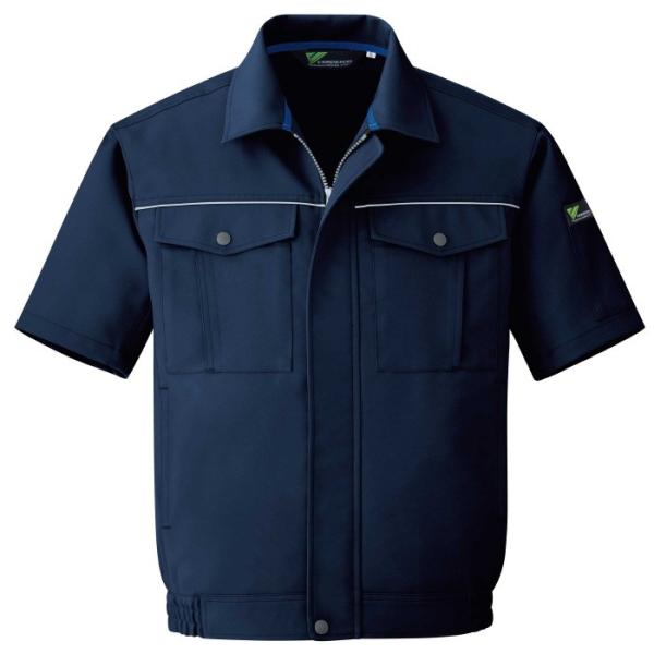 VERDEXCEL FLEX【規格】エコマーク認定商品（第03103036号）帯電防止作業服JIS適合品【素材・材質】ポリエステル65％　綿35％　サマーツイル（薄地）（再生ポリエステル65％）◆ファスナー／樹脂◆ドットボタン／樹脂（胸ポケ...