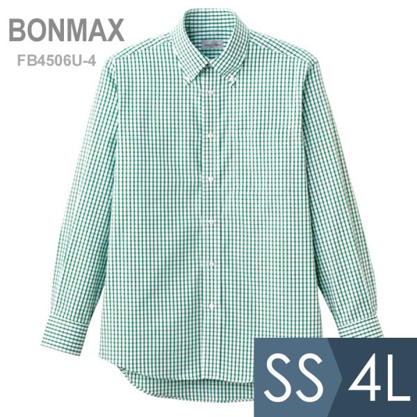 【素材・材質】ポリエステル65%、綿35%素材：オックスCK【色】グリーン【サイズ】SS〜4L(SS、S、M、L、LL、3L、4L)【特徴】左胸アウトポケット背サイドタックボタンダウン【販売単位】1点【入数】1点［ 33106070 ］