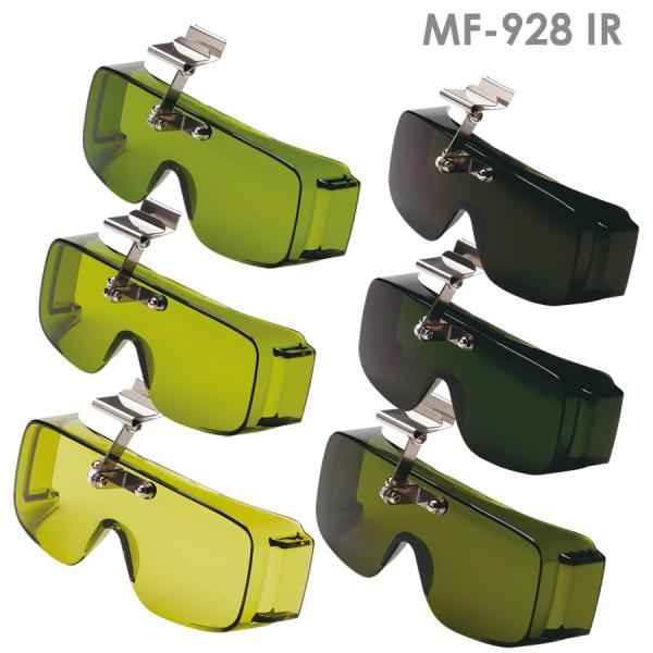 【素材・材質】ポリカーボネート(ハードコート加工)【サイズ】●H65×W162mm【重量】55g【特徴】●前掛：上下自在型・前後調整式●ハードコート加工●めがね併用可能●ヘルメットに取付けて使うオーバーグラスタイプの遮光めがねです。フロント...