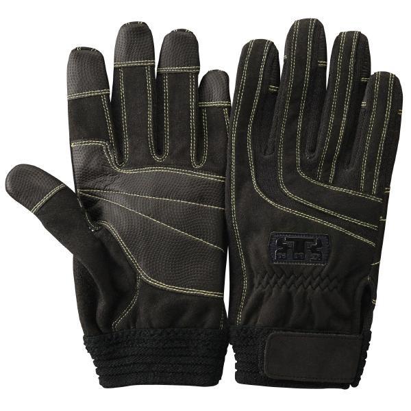 【素材・材質】本体：パラ系アラミド繊維×メタ系アラミド繊維のWニット甲部・掌部補強：人工皮革(0.7〜0.8mm厚)指先部及び掌二重補強：人工皮革銀付き滑り止め加工(NX-3000)(0.7〜0.8mm厚)【色】ブラック【サイズ】SMLLL...