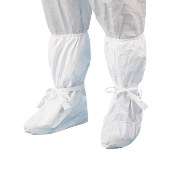 【素材・材質】デュポン(TM)タイベック(R)製【サイズ】靴底33cm【特徴】●すべり止めなし●ブーツ型【販売単位】1袋【入数】10足［ 4059103203 ］