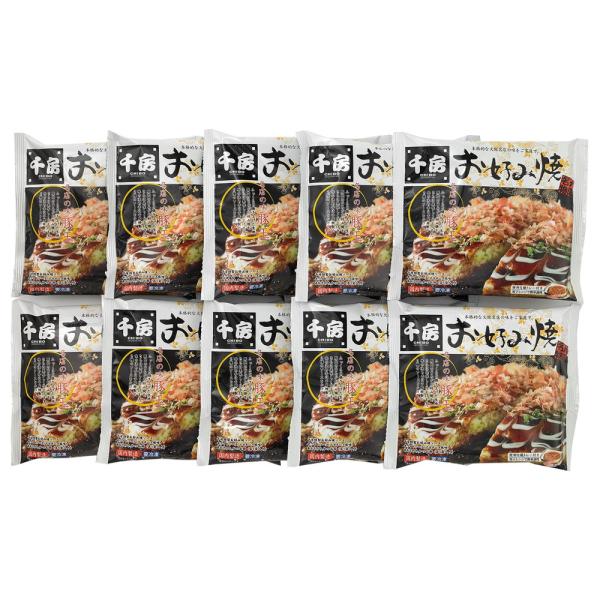 千房 名店の味 お好み焼豚玉 10枚 DMB10大阪千日前の「千房」からお好み焼、本場の味を楽しめます。 ■商品詳細：お好み焼豚玉220g・ソース25g・ホワイトソース（マヨネーズ風味）10g・かつお節1g・あおさ0.2g×各10■ブランド...