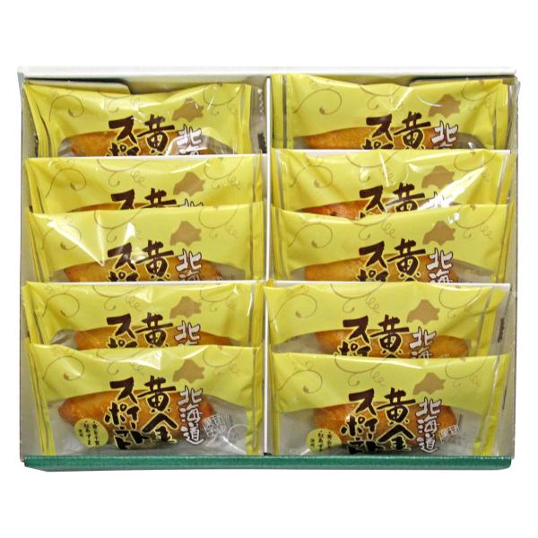 フルールブラン 北海道黄金スイートポテト10個 紅あずま・黄金千貫を使ったスイートポテト。さつまいも本来の味わいを活かし丁寧に焼き上げました。 ■商品詳細：黄金スイートポテト10個■製造生産地：北海道■アレルゲン：卵・乳成分■箱サイズ：24...