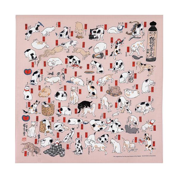 日本を代表する芸術作品『浮世絵』。そんな浮世絵の絵柄を鮮やかに表現した片面染めの和柄ふろしきです。風呂敷はもちろん、毎日のお弁当包みやブックカバーに。タペストリーや額に飾ったり、ギフトラッピングのお包みにもお使いいただけます。綿は結びやすい...