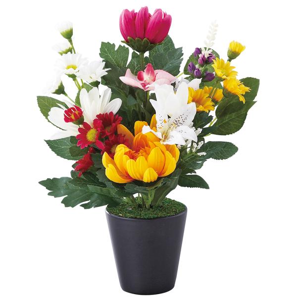 SC触媒加工 長く美しい仏花［凪］（アーティフィシャルフラワー） BUGA-02-23枯れる心配がなく手間がいらないので、夏の暑い日や旅行などの長期不在の場合にも安心して飾って頂けます。 衛生的で、美しさ続く、造花の仏花。 アーティフィシャ...