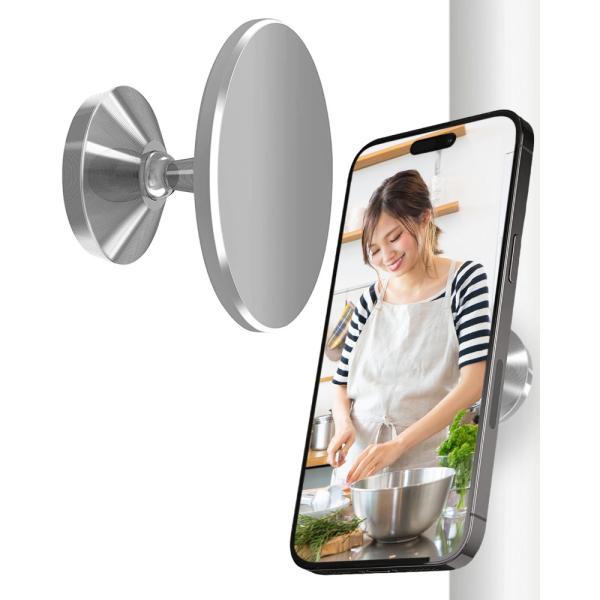 Magcook スマホホルダー キッチン マグネット レシピ 動画